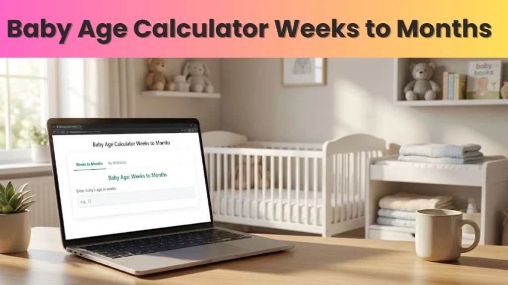 Baby Age Calculator Weeks to Months